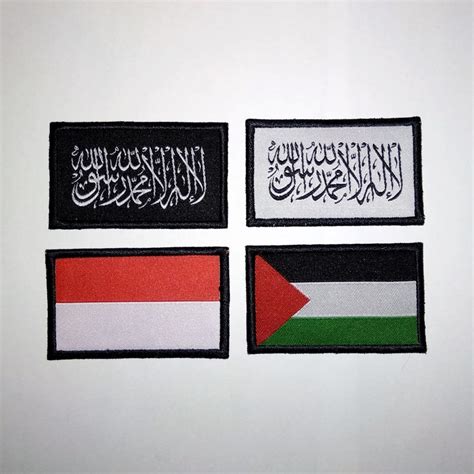 Jual Patch Emblem Bendera Woven Ukuran X Cm Set Isi Model Emblem Shopee Indonesia