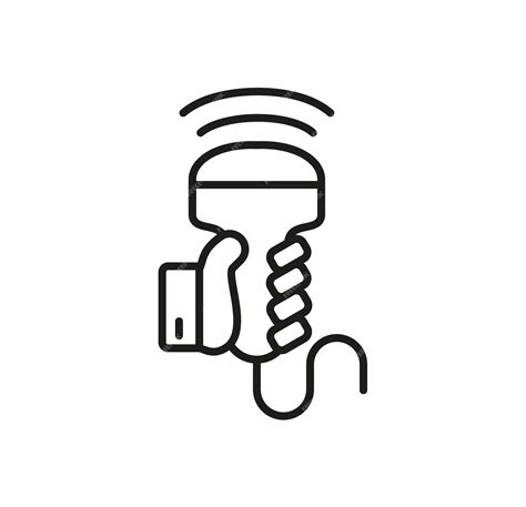 Premium Vector Ultrasonic Device Icon Outline Ultrasonic Device Vector Icon For Web Design