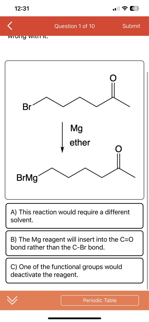 [Solved] . Problem 6 of 10 Draw the major product of this reaction. Ignore... | Course Hero