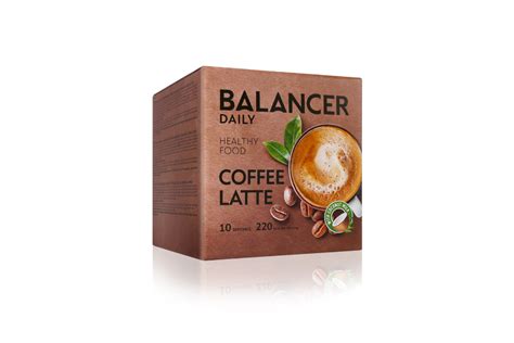BALANCER DAILY Коктейль со вкусом Кофе Латте, 10 саше :: Balancer ...