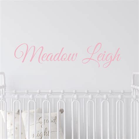 Nursery Wall Decal Name Sticker Name Wall Decal Custom Name Decal