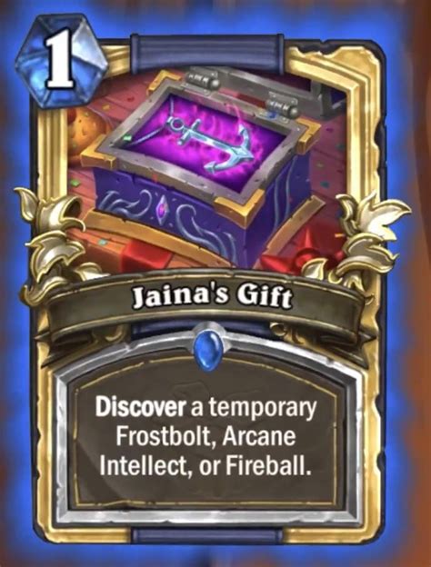 New Card Revealed Jainas T Rhearthstone