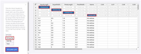 Make A 3d Scatter Plot Online With Chart Studio And Excel