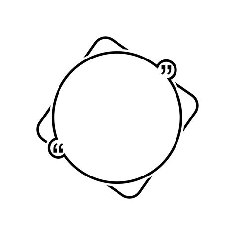 Text Box Line Vector Outline Text Box Template Comment Vector Quote Line Shape 29220628