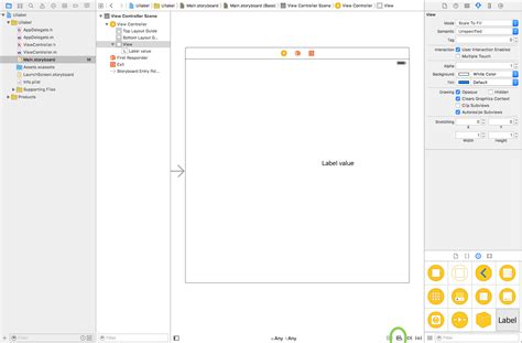 Uilabel New To Xcode 7 Simple Label Will Not Center In The