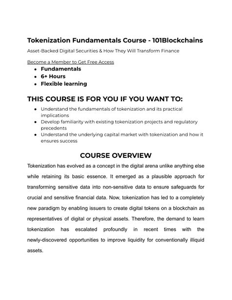 Ppt Tokenization Fundamentals Course 101blockchains Powerpoint Presentation Id 11134949