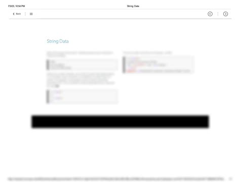 Solution String Data Studypool