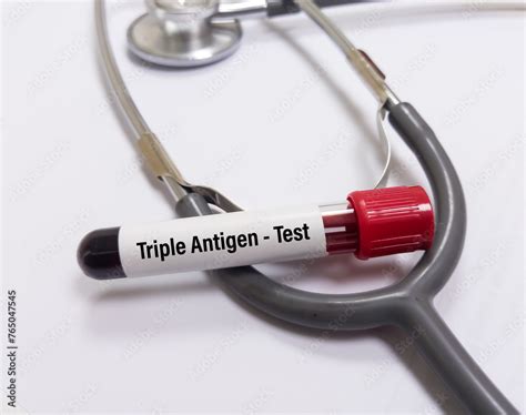 Blood Sample For Triple Antigen Test Diagnosis Of Salmonellosis