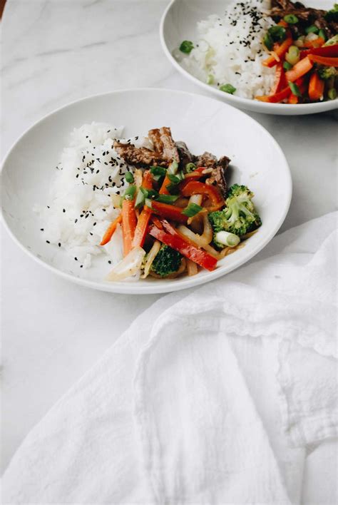 Rachel Schultz GINGER BEEF STIR FRY