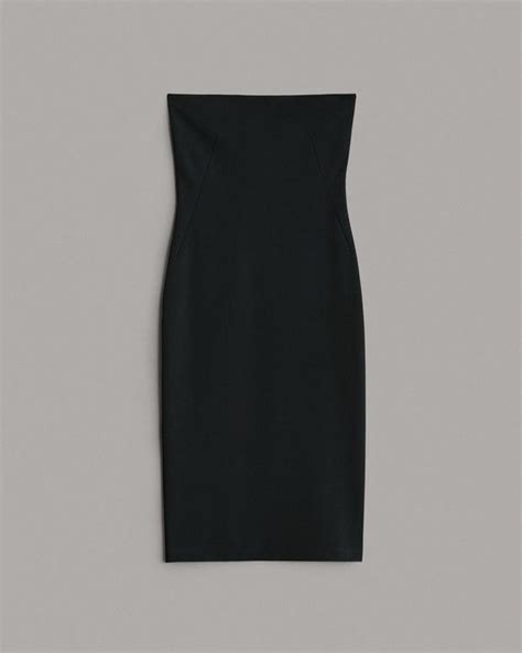 Lily Midi Dress Black Rag And Bone
