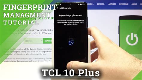 How To Set Up Fingerprint In TCL 10 PLUS Fingerprint Unlock YouTube