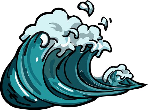 Tsunami Png Grafisk Clipart Design Png