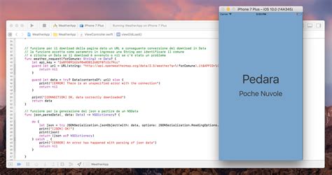 Parsing JSON Con Il Linguaggio Swift Crea Un App Meteo Per IOS