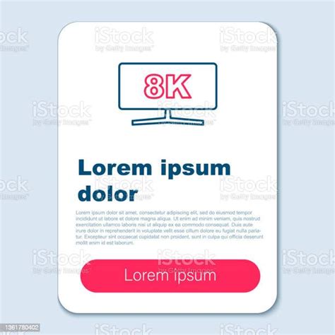 회색 배경에서 격리된 라인 컴퓨터 모니터 아이콘입니다 Pc 구성 요소 기호입니다 다채로운 개요 개념 벡터 0명에 대한 스톡 벡터