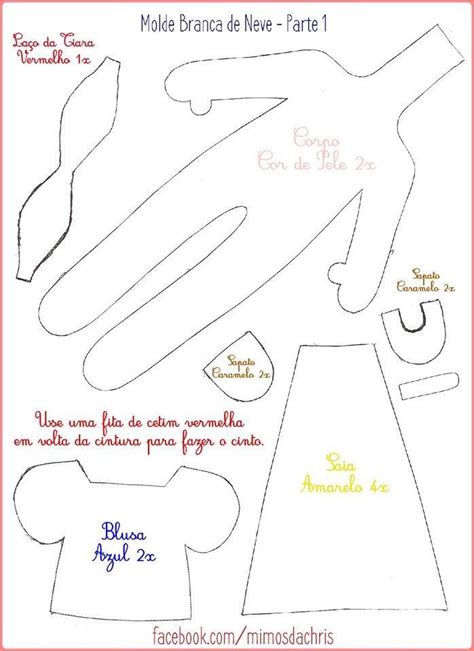 Pin De Sophia Christina Psichopedis Em Tutorials Princesas De Feltro