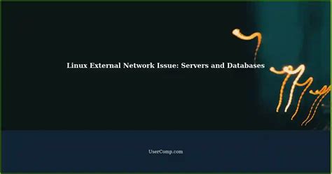 Linux Local External Network Issue Two Servers One Database One Host