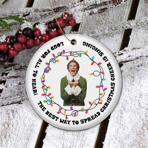Christmas Elf Buddy Hobbs Ornament Tree Decor Perfect And Unique Ts