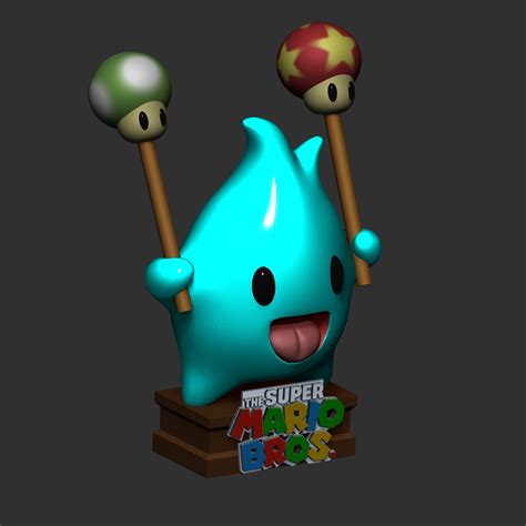 Stl File Lumalee Super Mario Bros 🎬・3d Print Design To Download・cults