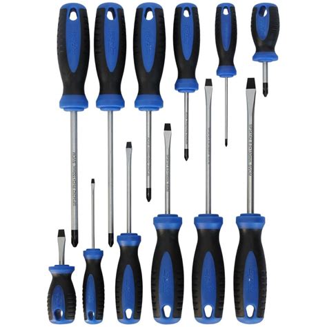 Screwdriverset Phillips Slotted 12 Pieces