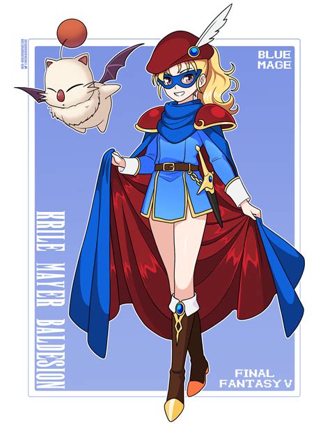 Blue Mage Krile Final Fantasy V By Nico Neko On Deviantart
