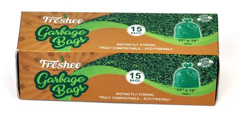 Buy Freshee X Inch Micron Green Compostable Biodegradable Garbage Bag Pack Of Online