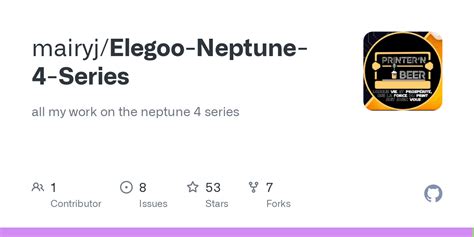 Github Mairyj Elegoo Neptune Series All My Work On The Neptune
