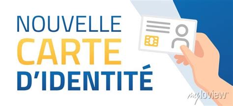 Nouvelle carte didentité 2021 bannière et logo posters for the wall