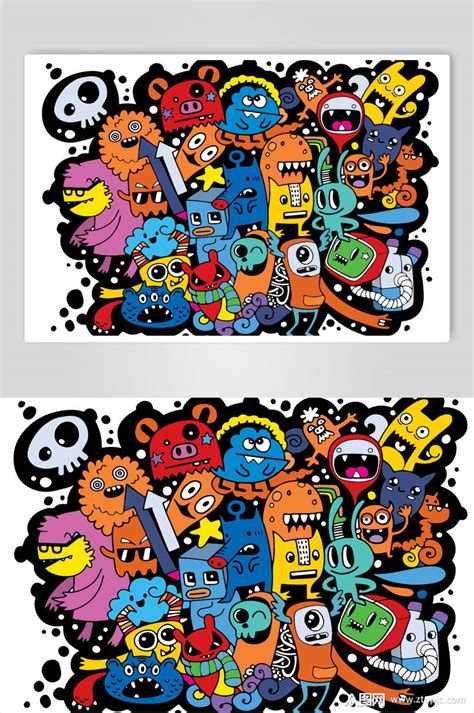 涂鸦动漫 儿童 第2页 大山谷图库