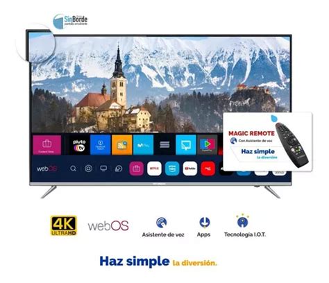 Smart TV Hyundai de 65 polegadas com tela LED 4K Uhd Web Os | MercadoLivre
