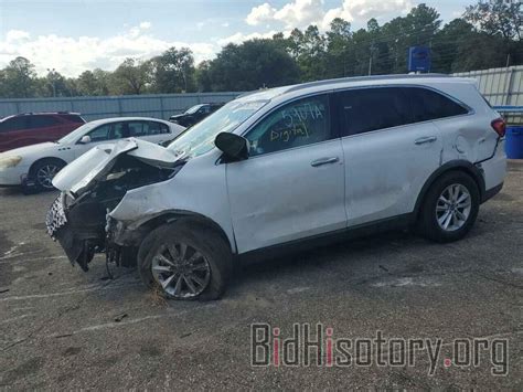 Report 5XYPG4A30KG452716 KIA SORENTO 2019 WHITE GAS Price And Damage