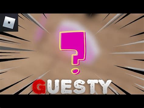 How To Get Skin ROBLOX GUESTY YouTube