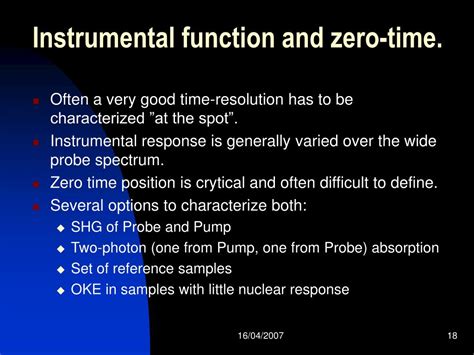 Ppt Time Resolved S P Ectroscopy Powerpoint Presentation Free Download Id 6782087