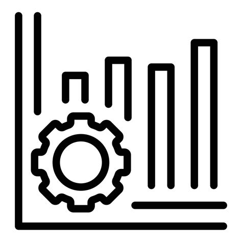 Finance Graph Icon Outline Style 15900002 Vector Art At Vecteezy