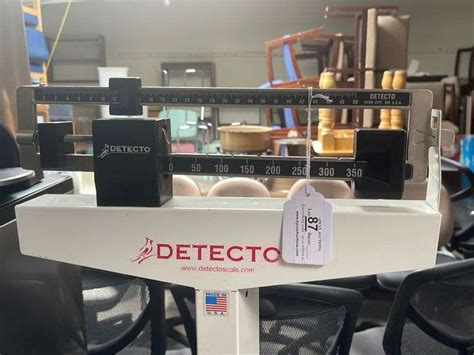 Detecto Weight Scale With Height Measurer Apexx Auctions