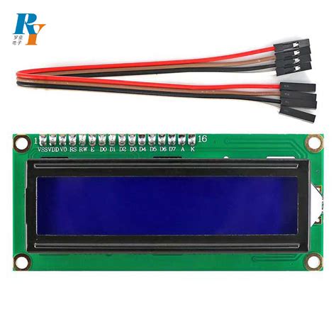 Transflective 16x2 Dots Stn Mono 1602 Lcd Screen Character 2x16 Lcd Display Module 16x2 Lcd