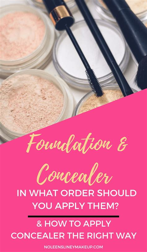 How To Apply Concealer The Right Way Noleen Sliney How To Apply