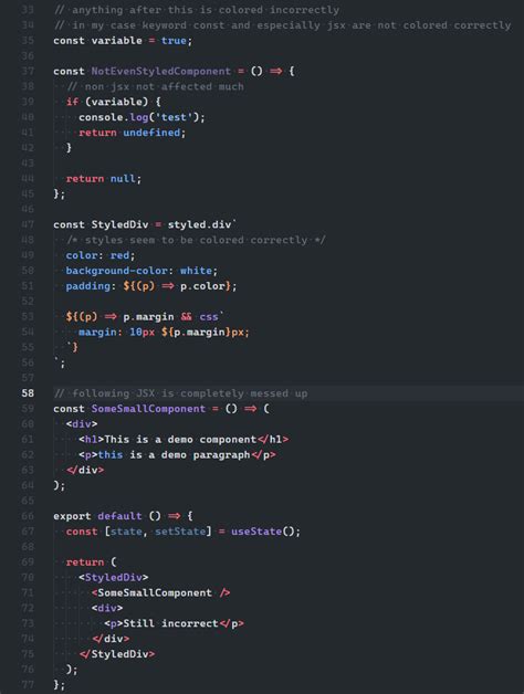 Highlighting Breaks When Using Attrs With Props Value · Issue 292