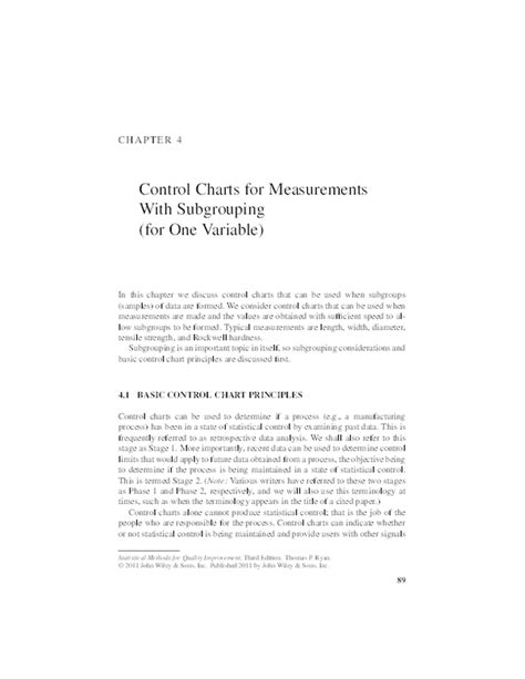 pdf control charts for measurements