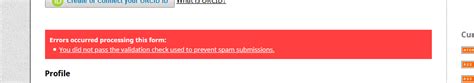 issues with recaptcha you did not pass the validation check used to