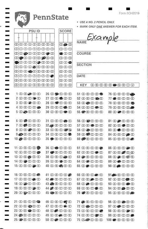 Fast Scantron