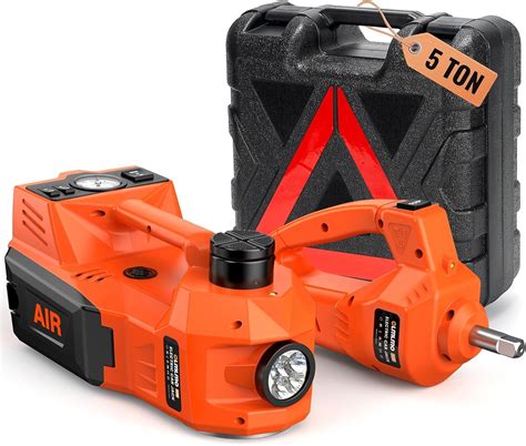 Electric Car Jack 5 Ton 11023 Lbs 12v Hydraulic Car Jack Kit With