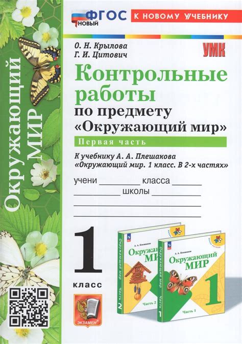 Окружающий мир. 1 класс. Контрольные работы. Часть 1. К учебнику А. А ...