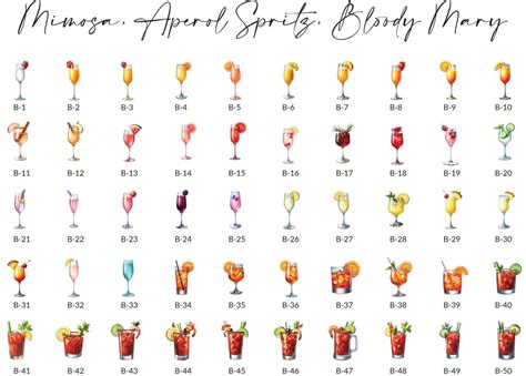 Signature Drinks Floating Acrylic Sign Floating Bar Sign Bar Table