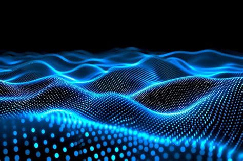 Premium Photo Abstract Blue Mesh Background