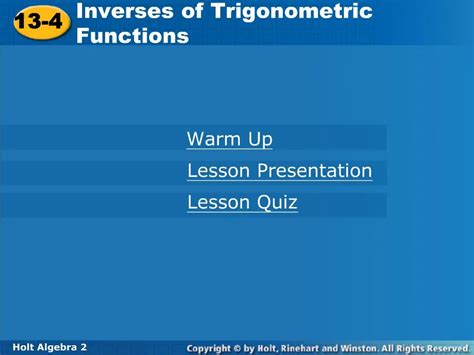 Ppt Inverses Of Trigonometric Functions Powerpoint Presentation Free Download Id 1151249