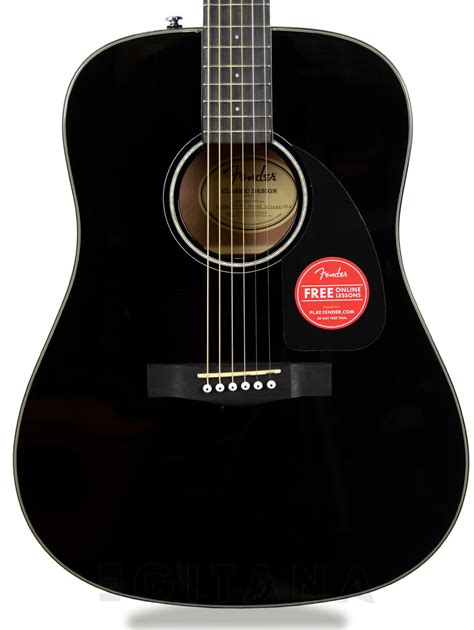 Fender CD-60 Dreadnought V3 w/Case Black Envío Grátis