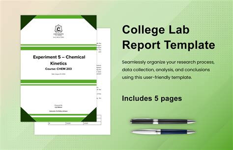 College Lab Report Example