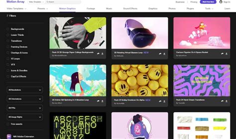 Motion Array The Go To Platform For Video Templates Presets More Design Shack