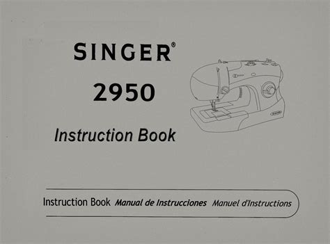Singer 2950 Instruction Manual Digital Download Pdf Format Etsy
