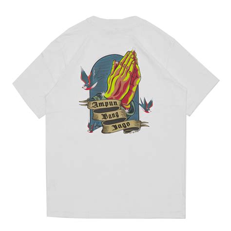 Jual ZeroTwentyTwo T Shirt Ampun Bang Jago White Kaos Pria Gambar Tik